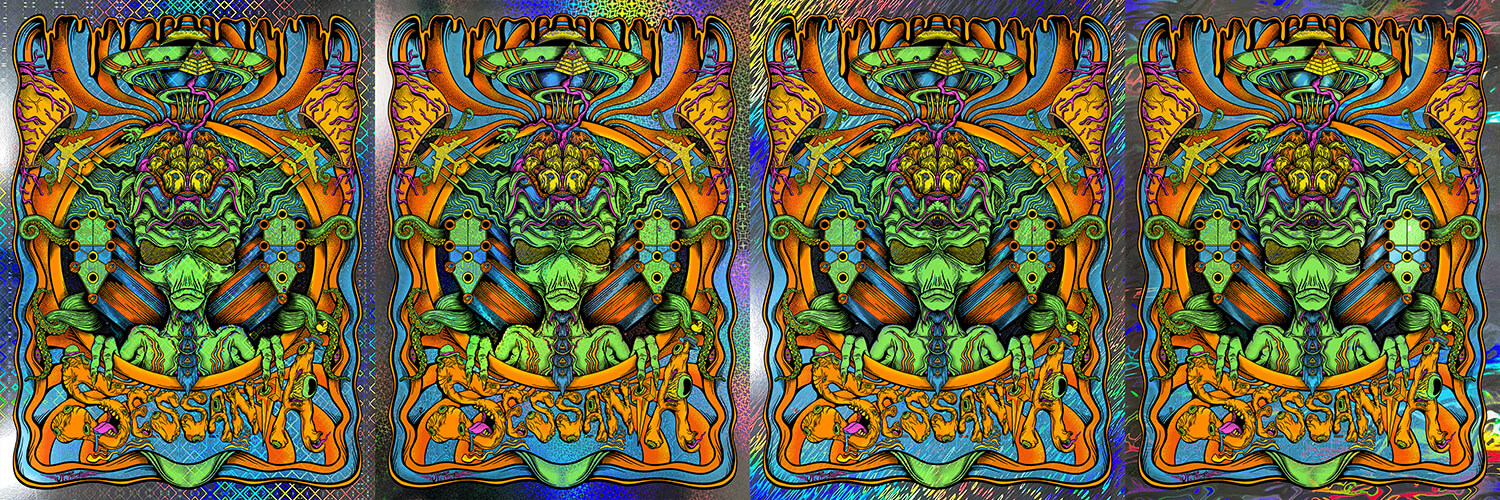 Sessanta Blacklight - By Artist Jason Portante - Blunt Graffix